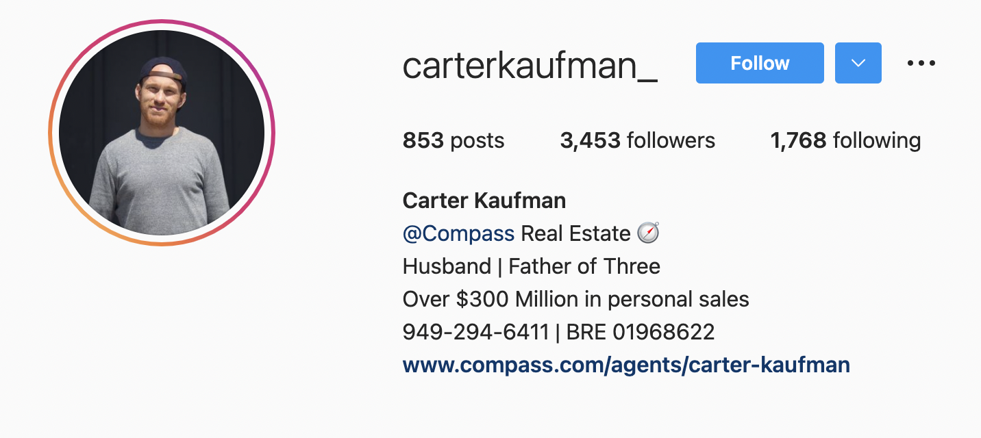 The Anatomy of a Realtor Instagram Bio That Stands Out