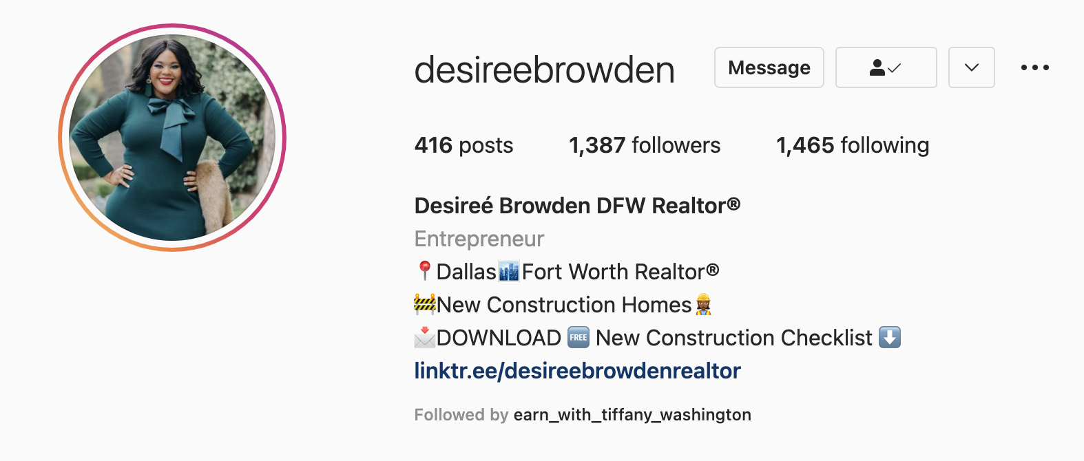 The Anatomy of a Realtor Instagram Bio That Stands Out